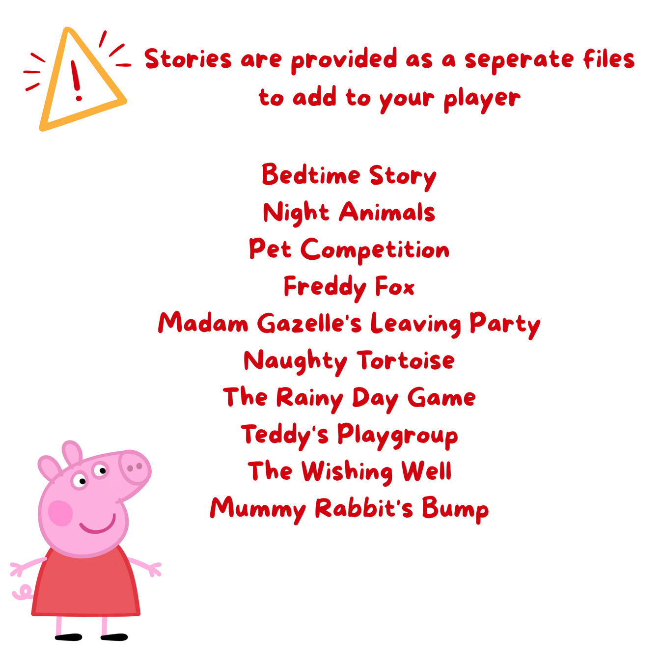 Peppa Pig - Bedtime Stories – Creative kids Audio