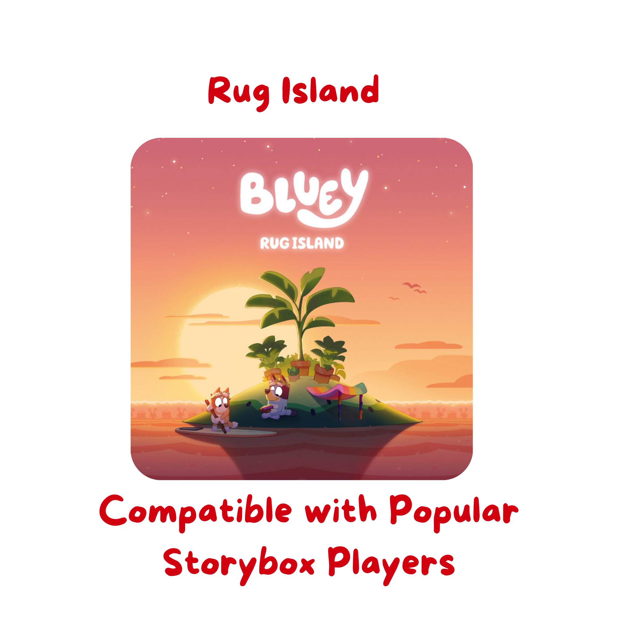 Bluey - Rug Island – Creative kids Audio
